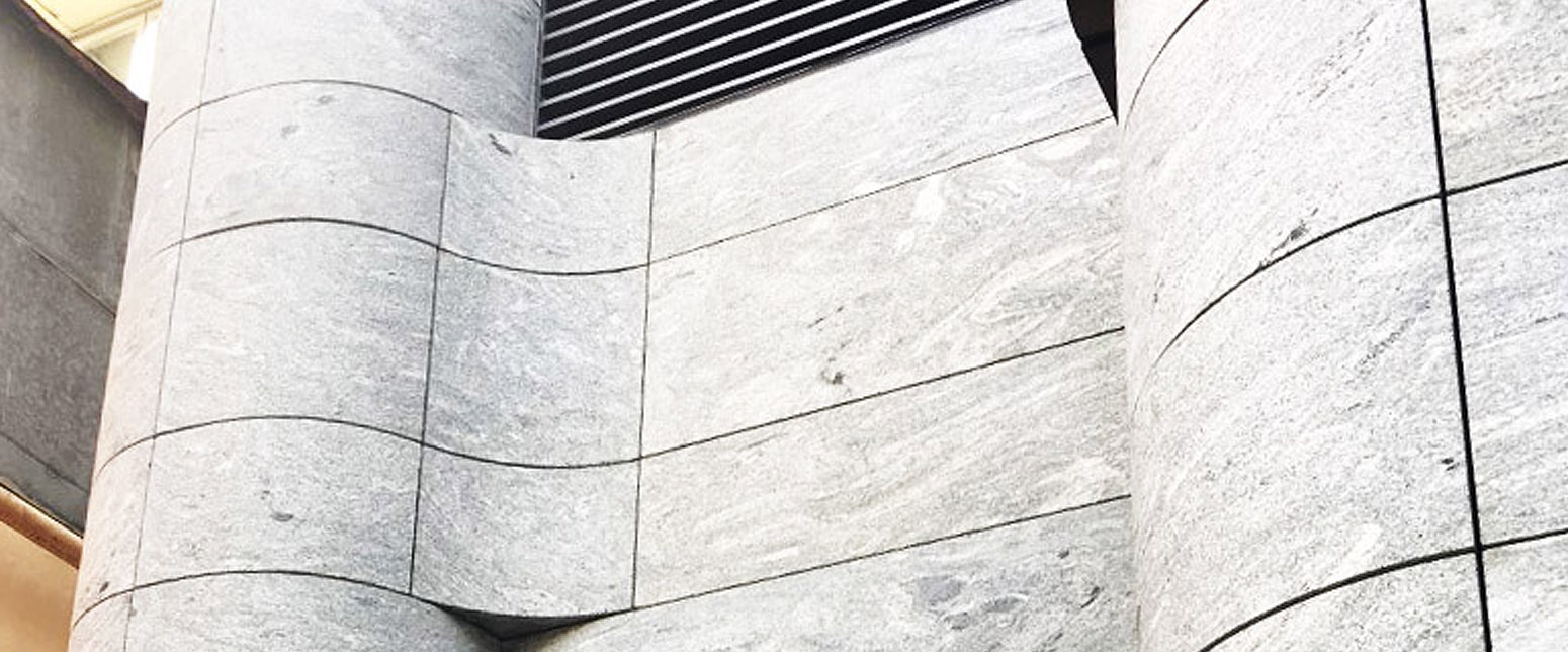 Curved External Stone – Kingclorence Arch Marble Stone Studio